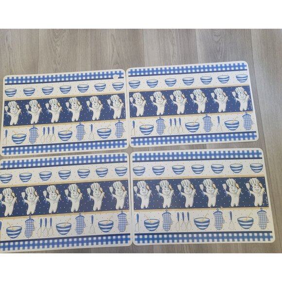 Pillsbury | Dining | Vintage Pillsbury Doughboy Placemats Set Of 4 991 ...